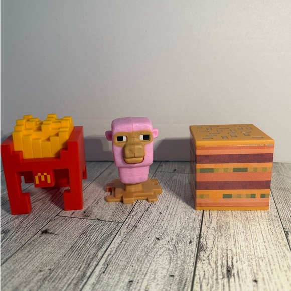 McDonald's | Toys | 225 Mcdonalds Minecraft Adult Happy Meal Fry Helmet ...